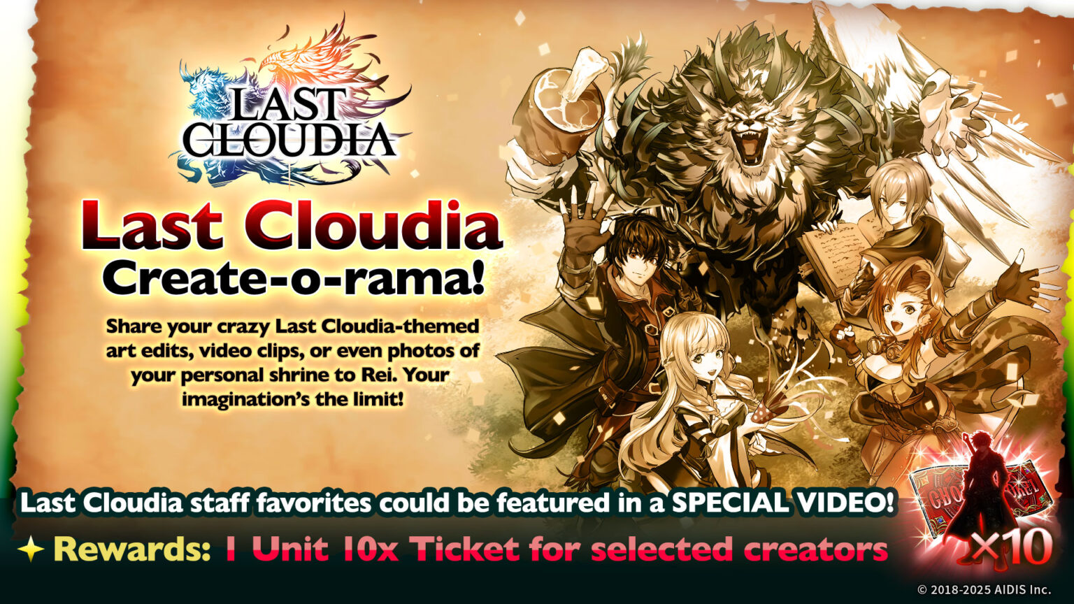 Last Cloudia Create-o-rama! | LAST CLOUDIA