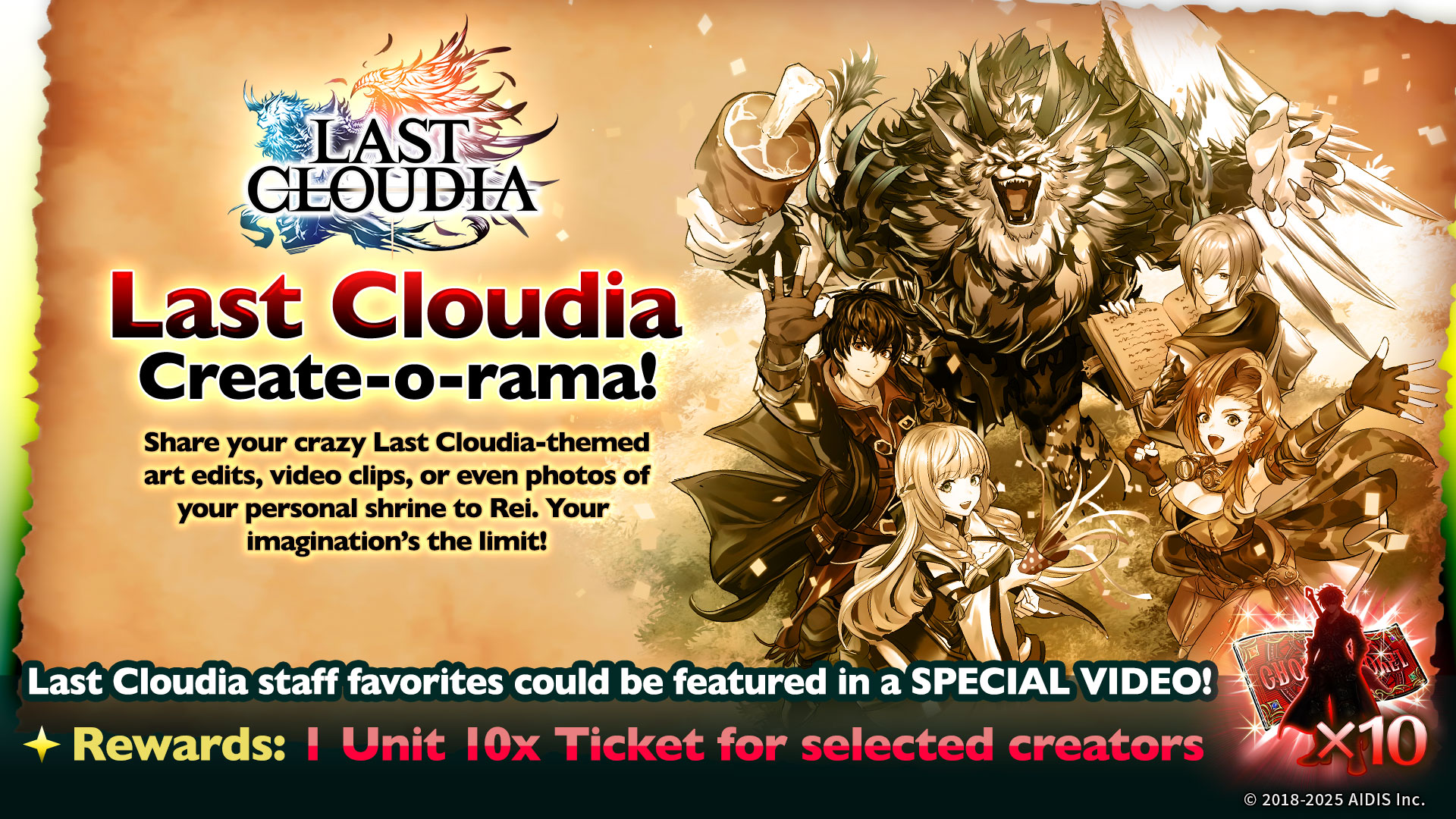 Last Cloudia Create-o-rama! | LAST CLOUDIA